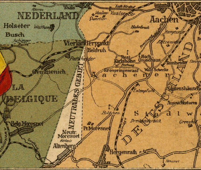 Moresnet, el extraño microestado neutral en mitad de Europa en el que ...